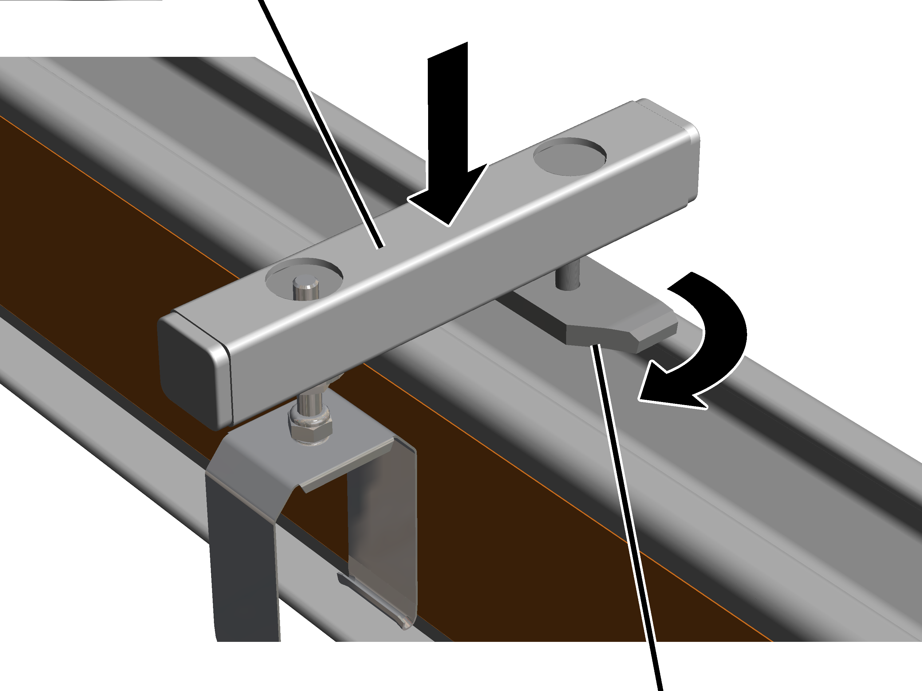 Installing the conductor system KBH